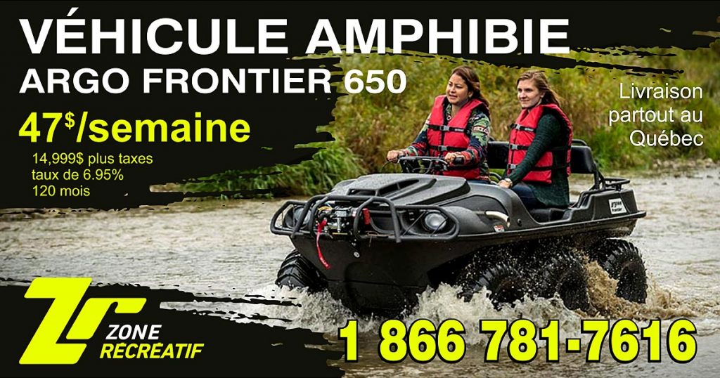 Véhicule Amphibie Argo 6×6 Frontier et Argo 8×8 Frontier – Véhicule ...